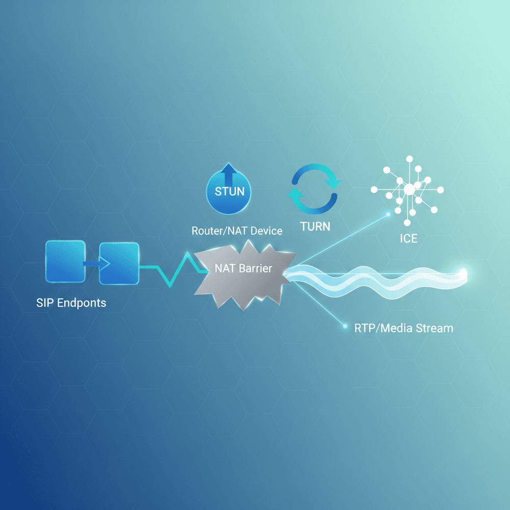 SIP NAT Traversal Explained: STUN, TURN, ICE